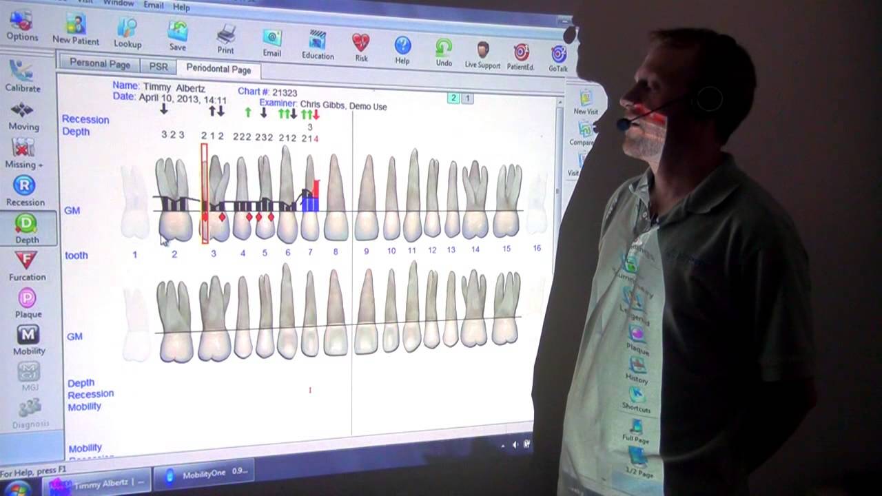 The DIAGNOdent pen is a laser detecting device that can identify the ...